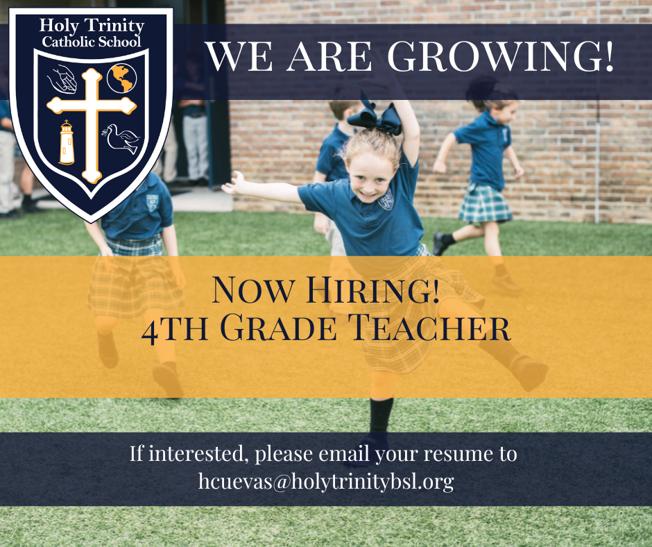 Employment Opportunities - Holy Trinity Catholic School